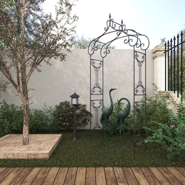 rustic iron arbors