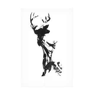 Robert Farkas 'Last Time I Was A Deer' Canvas Art - Bed Bath & Beyond ...