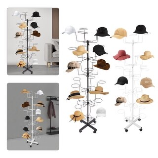 6-tier Hat Rack with Four universal wheels Free Standing Hat Rack - Bed ...