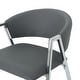 Metal Low Back Bar Stools Set of 2 with Upholstered Seat and Built-In ...
