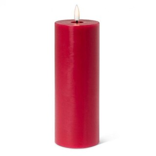 Led Red Pillar Flameless Candle - Bed Bath & Beyond - 40025901