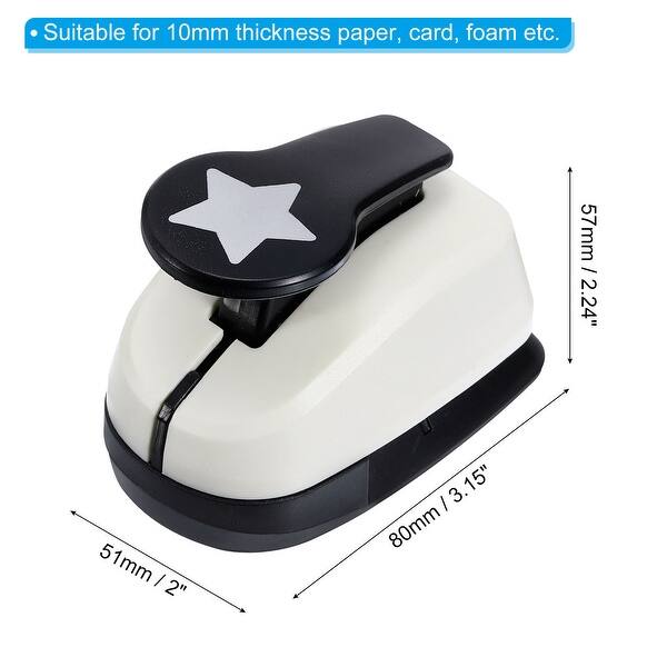 1 Inch Star Punch, Star Hole Paper Punch Hole Puncher Shape Punches ...