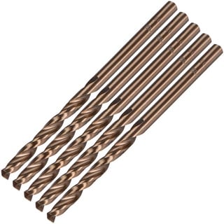 5pcs 3mm Twist Drill with Titanium Coated High Speed Steel Bit HSS M35 ...