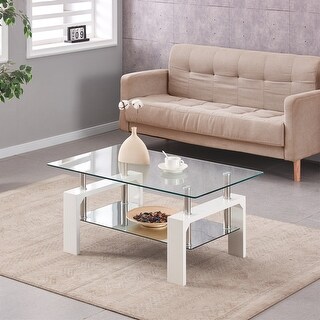 Stainless Steel Tube, Modern Center Side Table,Lower Shelf. - Bed Bath ...
