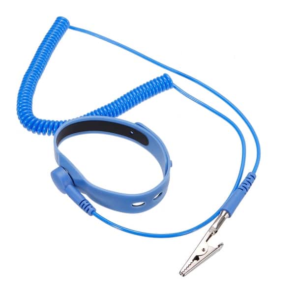 ESD Anti Static Wrist Strap 7.87ft Adjustable Antistatic Bracelet Wired ...