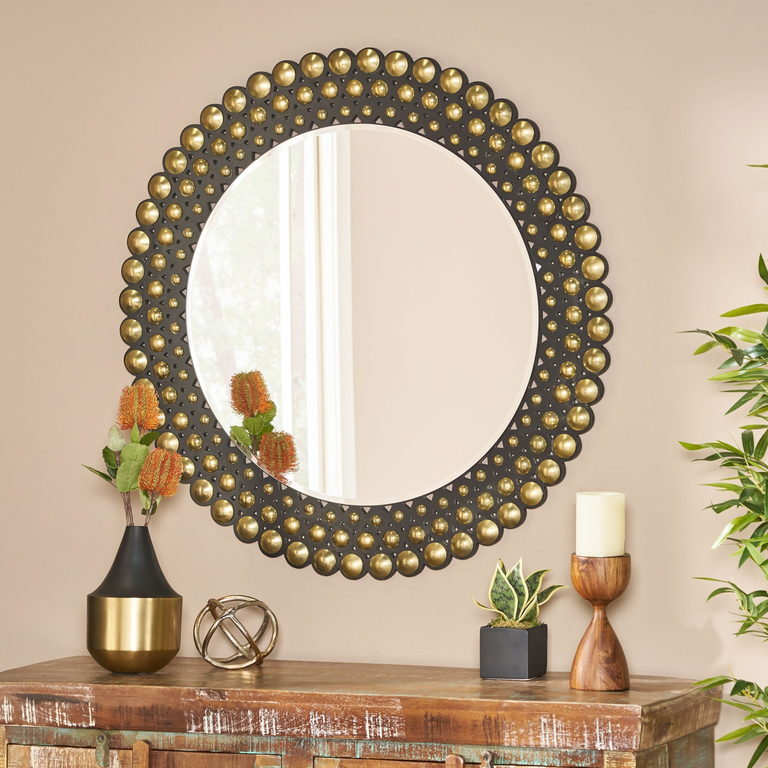 Round, Black Wall Mirrors - Bed Bath & Beyond