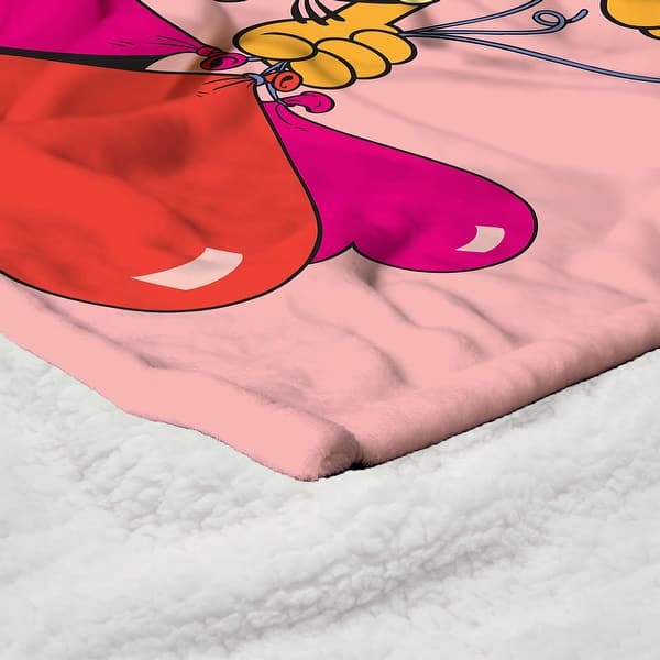 Nickelodeon Garfield Fly Away Silk Touch Sherpa Throw - Bed Bath ...