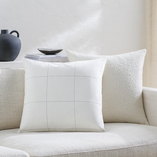 Ranchi Large Checkered Pattern Throw Pillow - Bed Bath & Beyond - 37931973