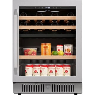 EdgeStar CWB8421DZ 24" Wide 14 Bottle Capacity and 79 Can Capacity ...