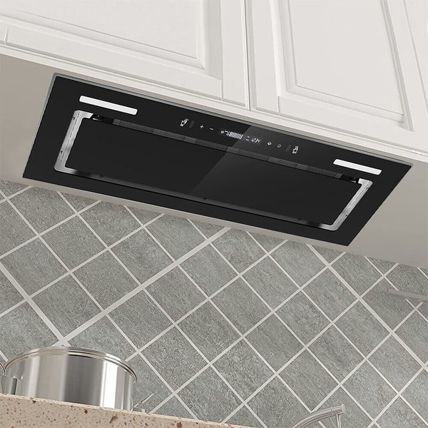30 inch Built-in Insert Range Hood 900CFM Stainless Steel Kitchen Vent ...