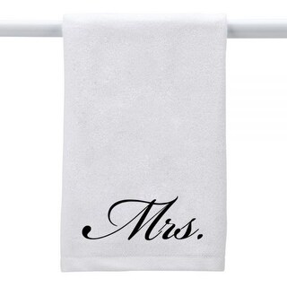 Mrs. (in script) - Hand Towel - 16" x 26" - Bed Bath & Beyond - 38332581