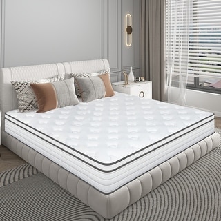 12 Inch Individually Wrapped Pocket Coils Twin Size Mattress in a Box ...