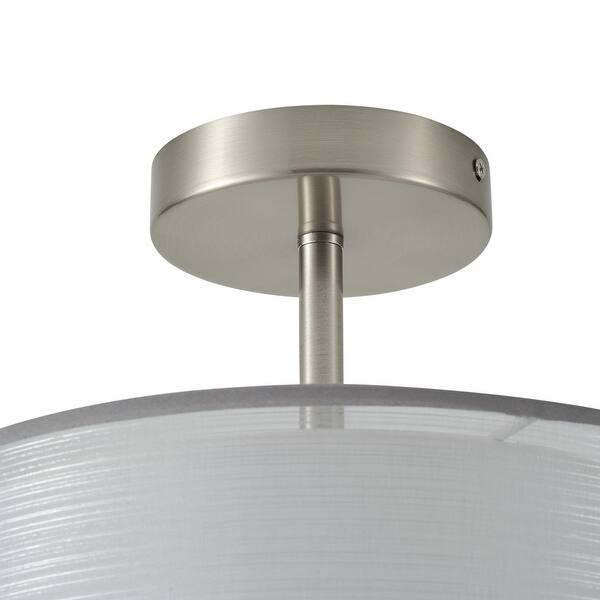 brushed nickel ceiling light fitting