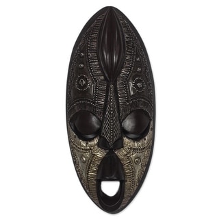 Novica Handmade Cocoa Head African Wood Mask - Bed Bath & Beyond - 37867672