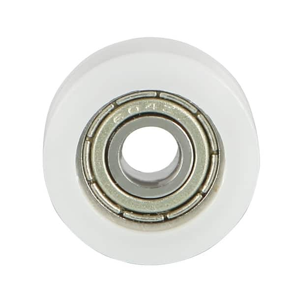 0.8mm Deep Metal V Groove Guide Bearing Pulley Rail Ball Wheel 4x15x6mm ...