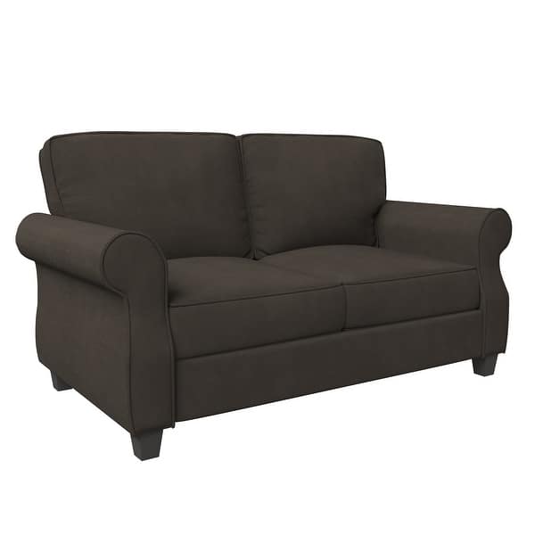 Modern 2-Seater Sofa With Removable Back Cushions - Bed Bath & Beyond ...