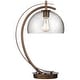 Modern Vintage Accent Table Lamp with USB Port Filament LED 22.5" High ...