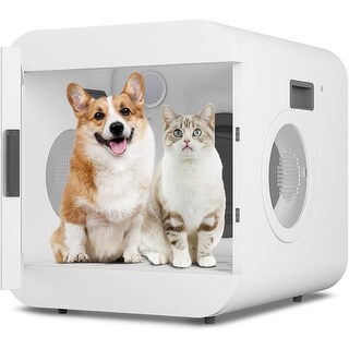 Biwave Automatic Pet Dryer Box ，Wind Speed Control Cat Dryer - Bed Bath ...