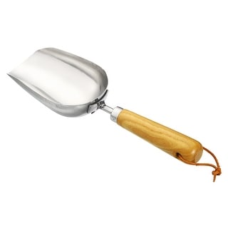 Transplanter Trowel Gardening Trowel Hand Shovel Soil Scoop Silver Tone ...