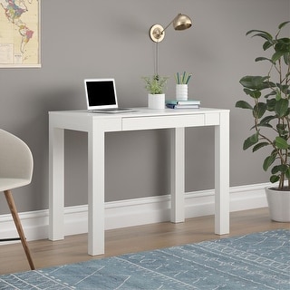 MDF Computer Desk Study Gaming Table White - On Sale - Bed Bath ...