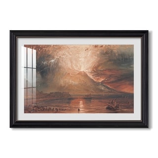 Vesuvius in Eruption c 1817-JMW Turner-Custom Framed Print - Bed Bath ...