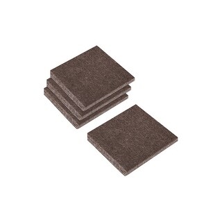 Felt Furniture Pads, Self Adhesive Square Floor Protector, Brown - Bed ...