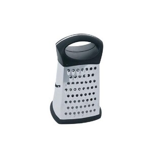 Home Basics Stainless Steel 4 Sided Cheese Grater, Black - Bed Bath ...