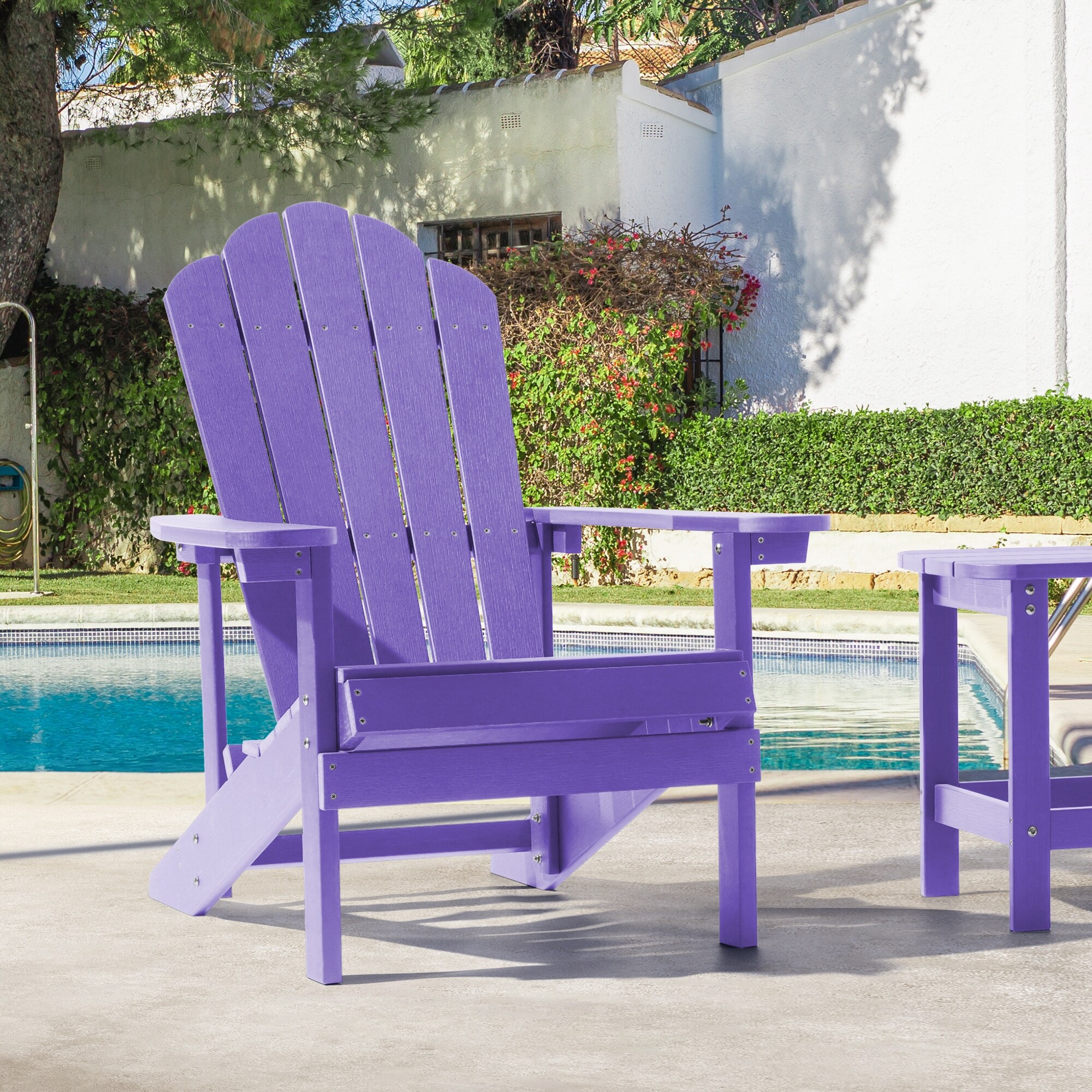 AOOLIMICS Outdoor Adirondack Single Chair Classic Plastic Chairs Bed Bath Beyond 35760689