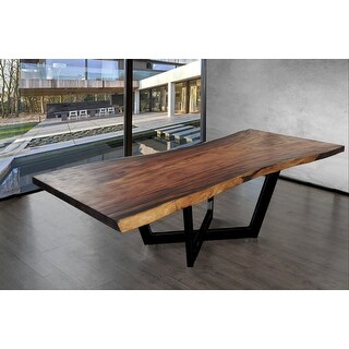 SOLIS Arbor Live Edge Solid Wood Slab Table - Bed Bath & Beyond - 33084204