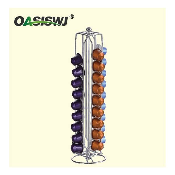 Revolving Rotating Nespresso Capsule Coffee Pods Holder Tower Stand ...