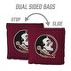 Florida State Seminoles NCAA Dual Sided Pro Stop & Slide Cornhole Bags ...