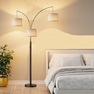 Three-Color Temperature & Dimmable Three-Head Floor Lamp - Bed Bath ...