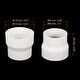 Duct Reducer, ABS Ducting Airflow Tube Increaser Adapters Pipe Fitting ...