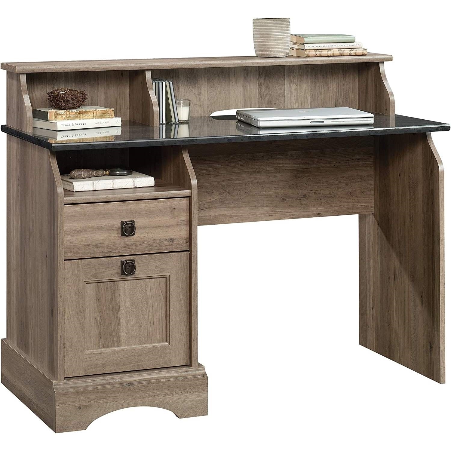 72W L-shaped Computer Desk with Drawers by Bush Furniture - On Sale ...