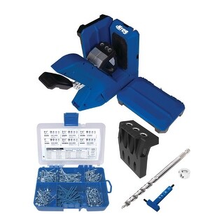 Kreg Pocket-Hole Jig Bundle w/ KPHA730 Micro-Pocket Drill Guide Kit ...