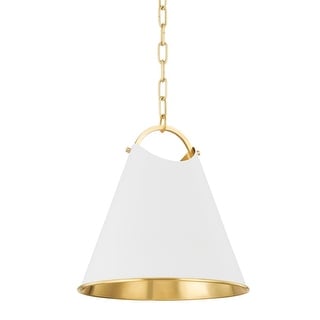 Hudson Valley Lighting Shiloh Pendant Vintage Gold Leaf - Bed Bath ...