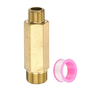 Brass Pipe Fittings, Nipple Brass Fitting Adapter Extension Pipe ...