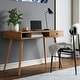 Modern Home Office Writing, Computer or Laptop Desk with Open Storage ...