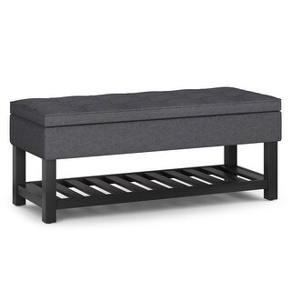 Storage Ottoman Bench with Open Bottom - Bed Bath & Beyond - 43186680