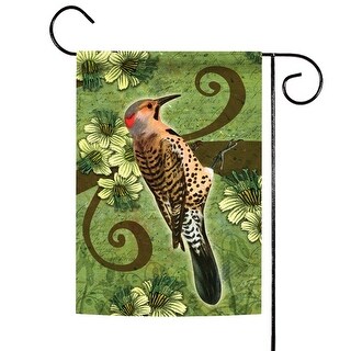 Brown and Black Flicker Outdoor Garden Flag 18" x 12.5" - Bed Bath ...