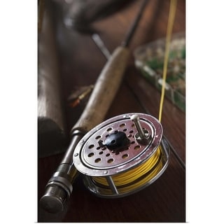 "Fly fishing reel" Poster Print - Multi - Bed Bath & Beyond - 16378492
