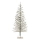 Silver Glitter Pine Tree for Holiday Home Decor - Bed Bath & Beyond ...