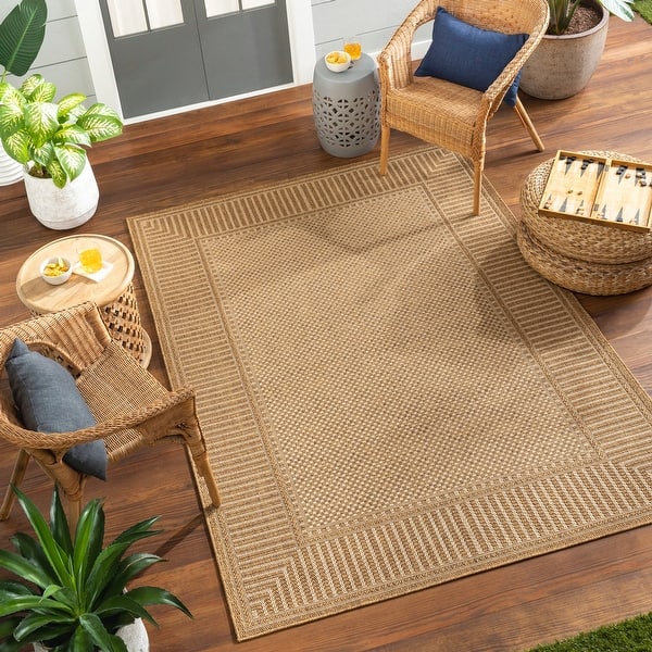 Livabliss Pismo Indoor/ Outdoor Casual Checkered Area Rug - Bed Bath ...