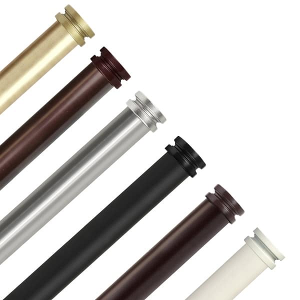 InStyleDesign Pita 1 inch Diameter Adjustable Curtain Rod - Bed Bath ...