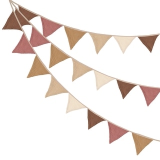 Pennant Banner Flags Garland Triangle Bunting for Decor - 2Pcs, 8.5Ft ...