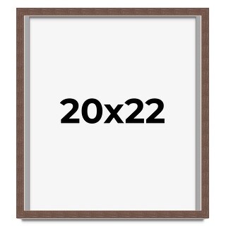 20x22 Shadow Box Frame Brown | 1.125 inches Deep Real Wood Rustic - Bed ...