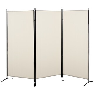 3-Panel 6ft Room Divider Folding Privacy Screen Separator Partition ...