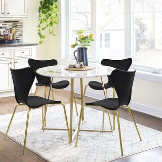 Set of 4 Plastic Stackable Dining Chair - Bed Bath & Beyond - 32270224