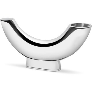 Nambe Solarium Half Moon Vase Lunar-Inspired Floral Decor - On Sale ...