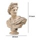 Antiquely Composed Placidia Bust Statue - Bed Bath & Beyond - 18841068